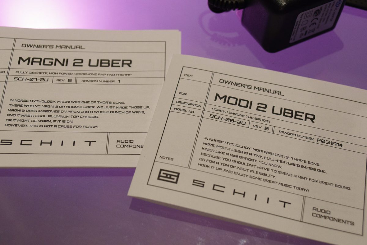 Schiit Audio – Modi 2 Uber DAC + Magni 2 Uber 헤드폰 앰프 – Xenosium
